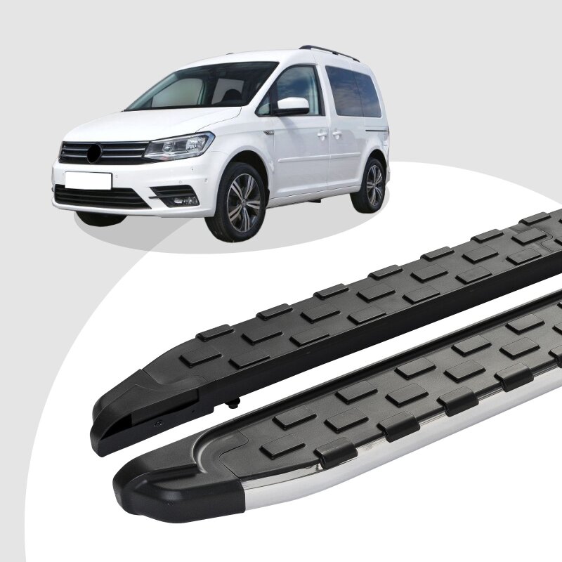 Trittbretter für VW Caddy ab 03/2004-05/2015 | SUPA | ABE