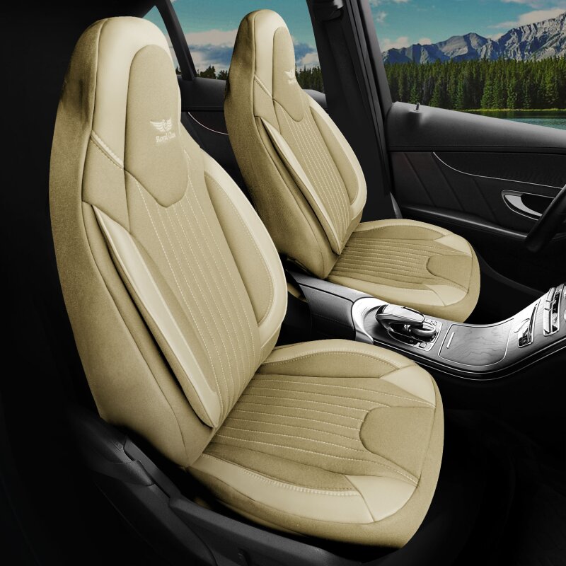Sitzbezüge passend für VW T4 T5 T6 (Model: Pilot - Beige)